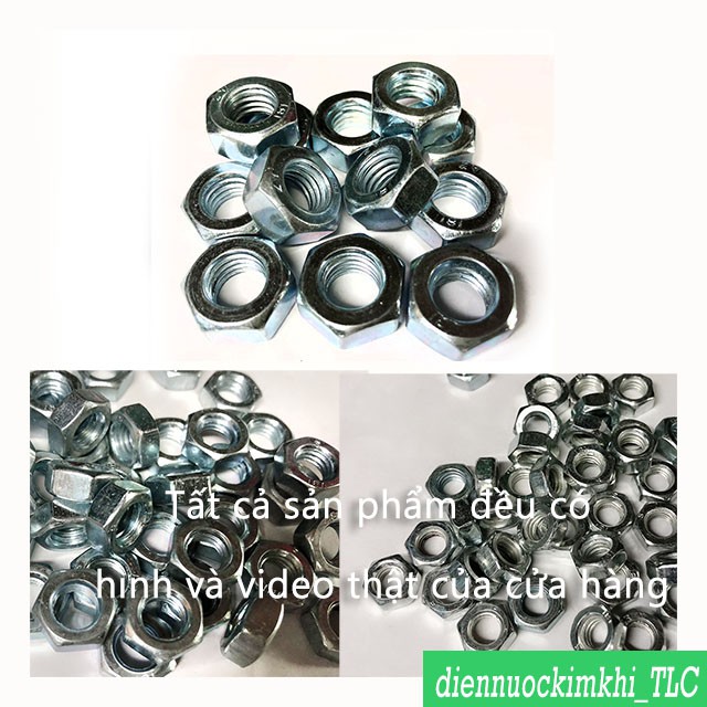 Ốc (E cu, ecu) các size M6 M8 M10 giá bán một lạng | Shopee Việt Nam