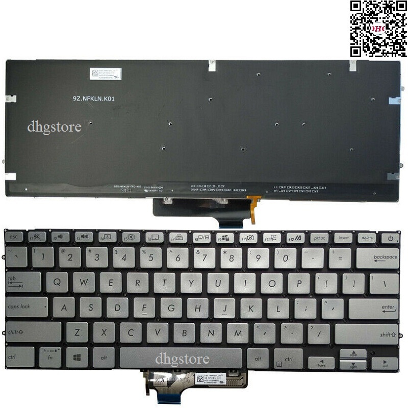 Bàn phím laptop Asus Zenbook 14 UX431 UX431F UX431FA UX431FN UX431FL ...