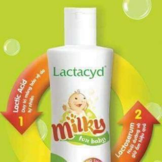 Sữa tắm Lactacyd BB và Lactacyd Milky phòng ngừa hăm tã và rôm sẩy cho ...