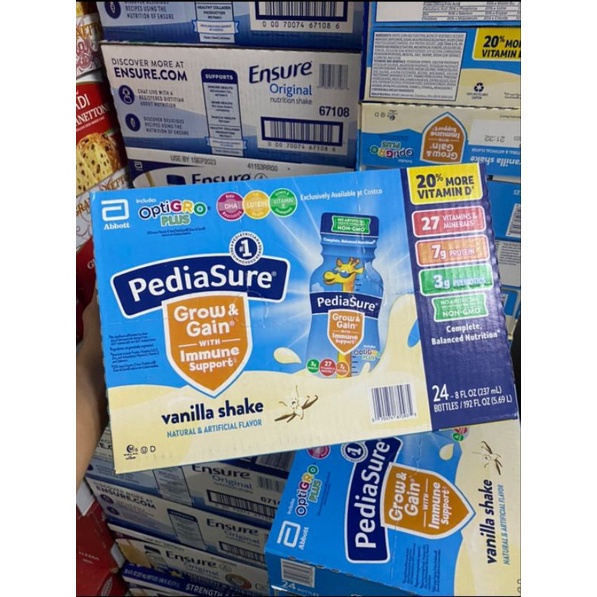 Mua (Date T1/24) Thùng 24 chai sữa Pediasure nước Grow & Gain OptiGRO ...