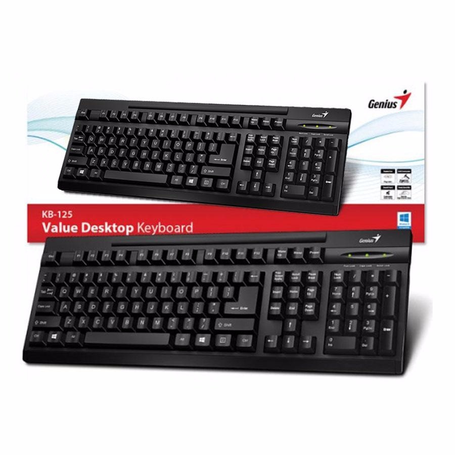 Bàn phím Genius KB-125 | Shopee Việt Nam