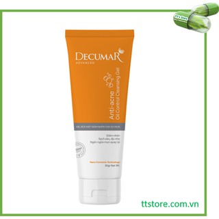 [New_Decumar Advanced] Gel rửa mặt giảm nhờn ngừa mụn [Sữa rửa mặt ...