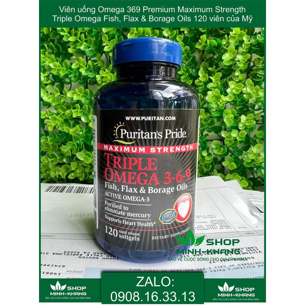 Mua (BILL HÃNG)Viên uống Omega 369 Premium Maximum Strength Triple ...