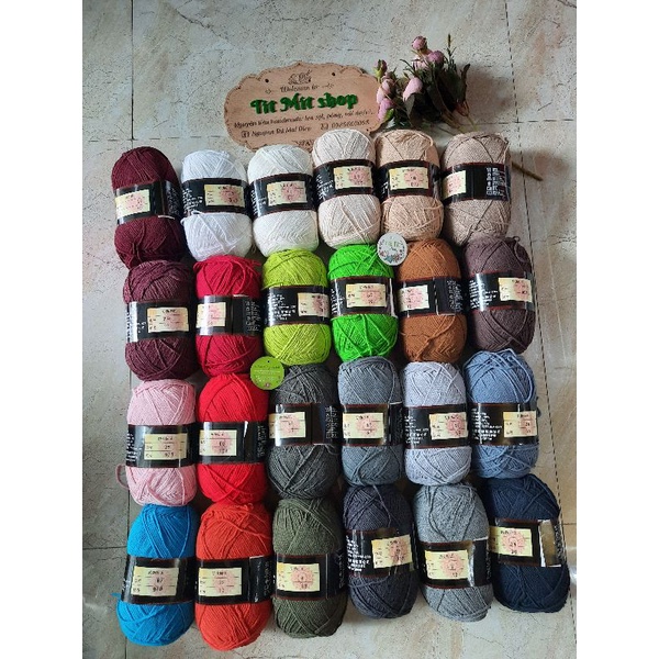 Len milk cotton 125g | Shopee Việt Nam