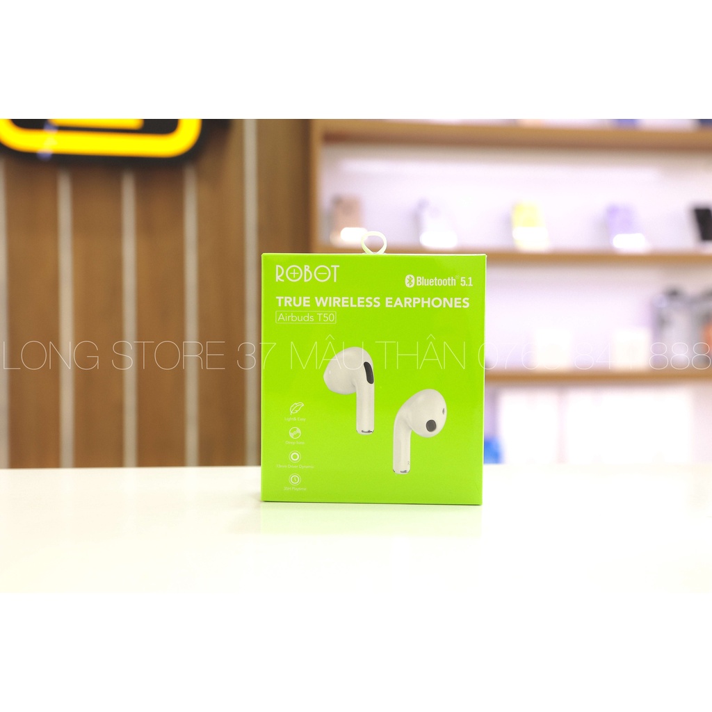 Tai Nghe Wireless ROBOT Airbuds T50 | Shopee Việt Nam