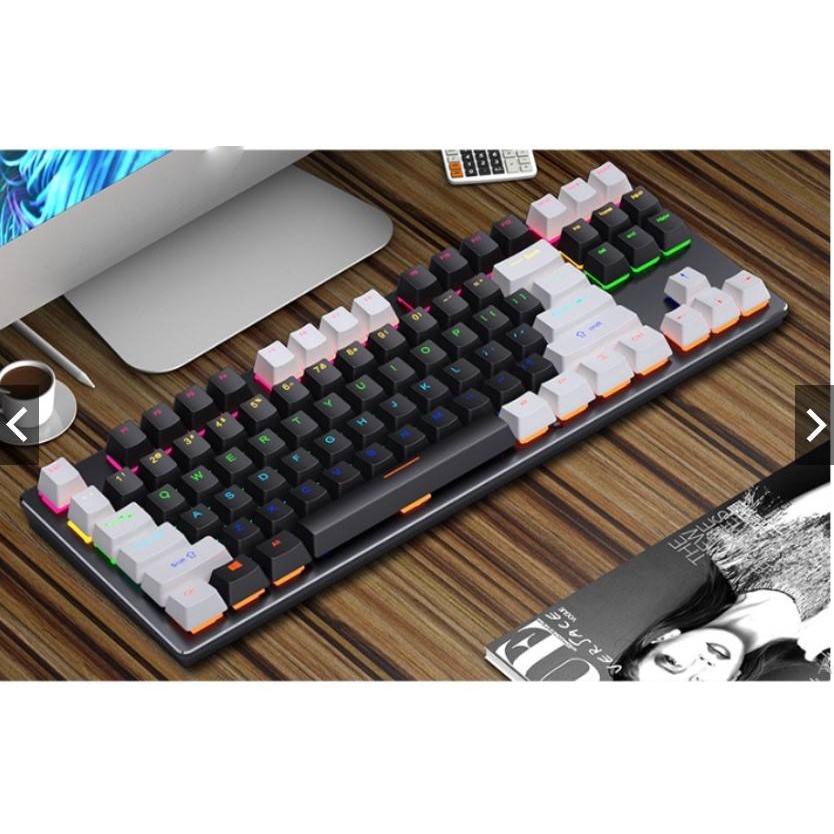 [ Hotswap] Bàn phím cơ k550 dành cho màu Trắng Đen - Đen Trắng, có cục ...