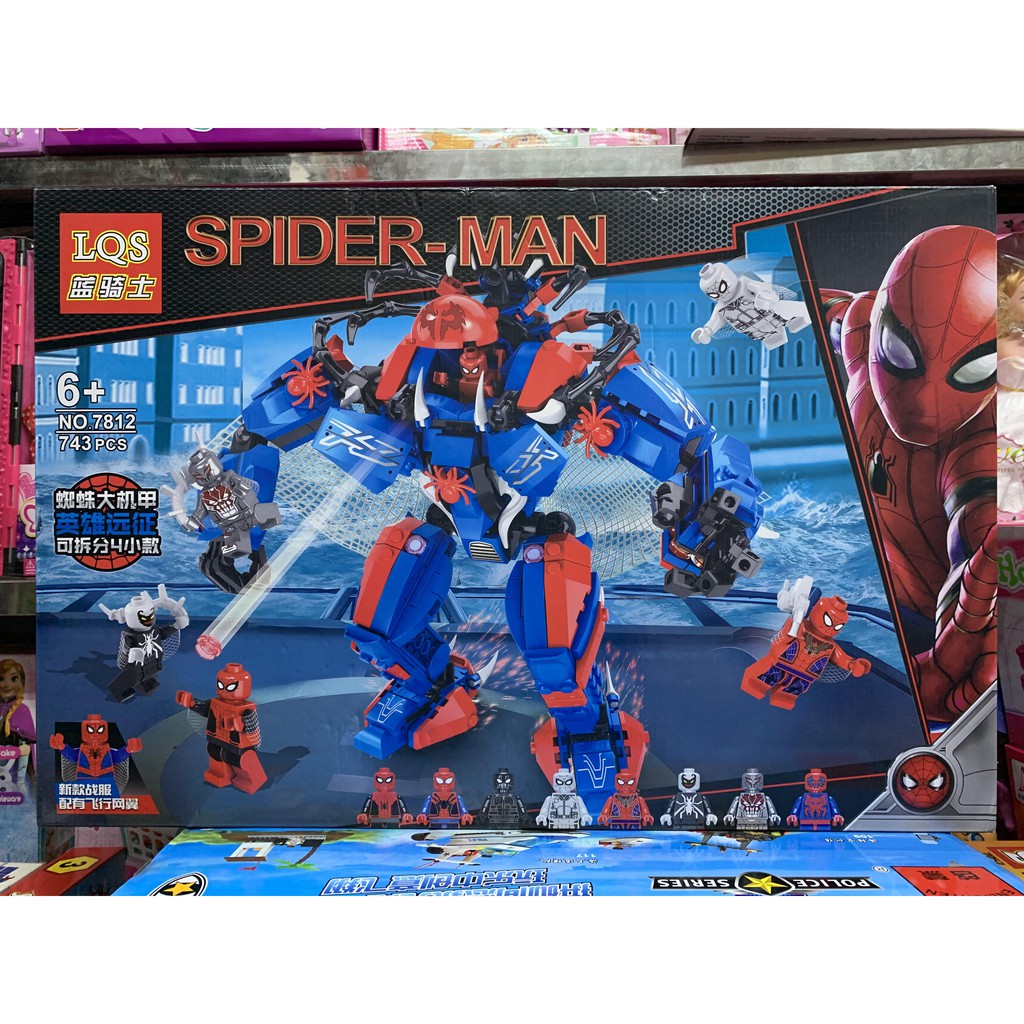 Xếp hình lắp ghép lego LQS SPIDER-MAN 7812 | Shopee Việt Nam