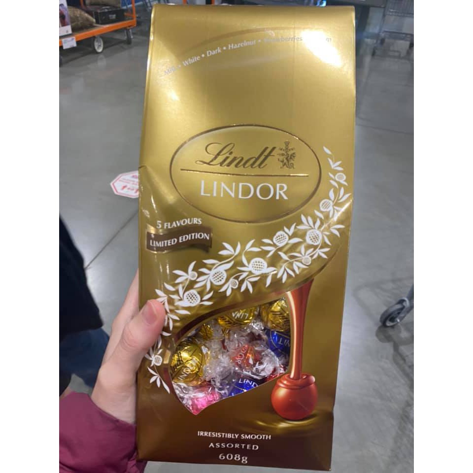 Kẹo Socola Sữa Dạng Gói Chocolate Lindt Lindor 5 Vị 608gr | Shopee Việt Nam