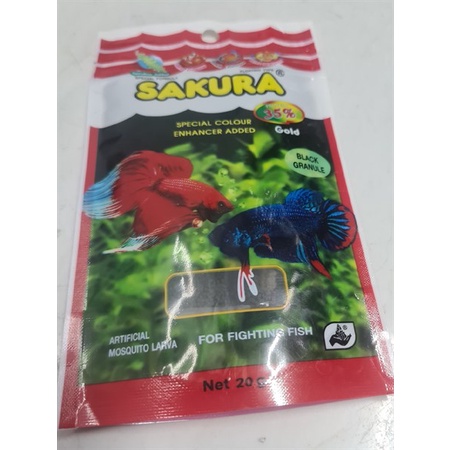 Betta gói thức ăn cá cảnh Betta cá đá cá siêm Sakura Betta 20g | Shopee ...
