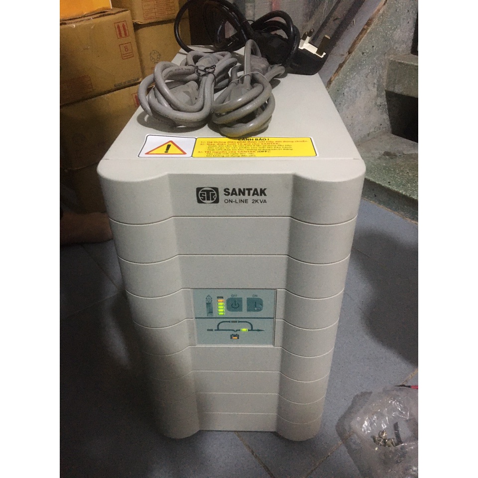 Bộ lưu điện UPS Santak C2K Online (2KVA/1400W) Cũ Like New | Shopee ...