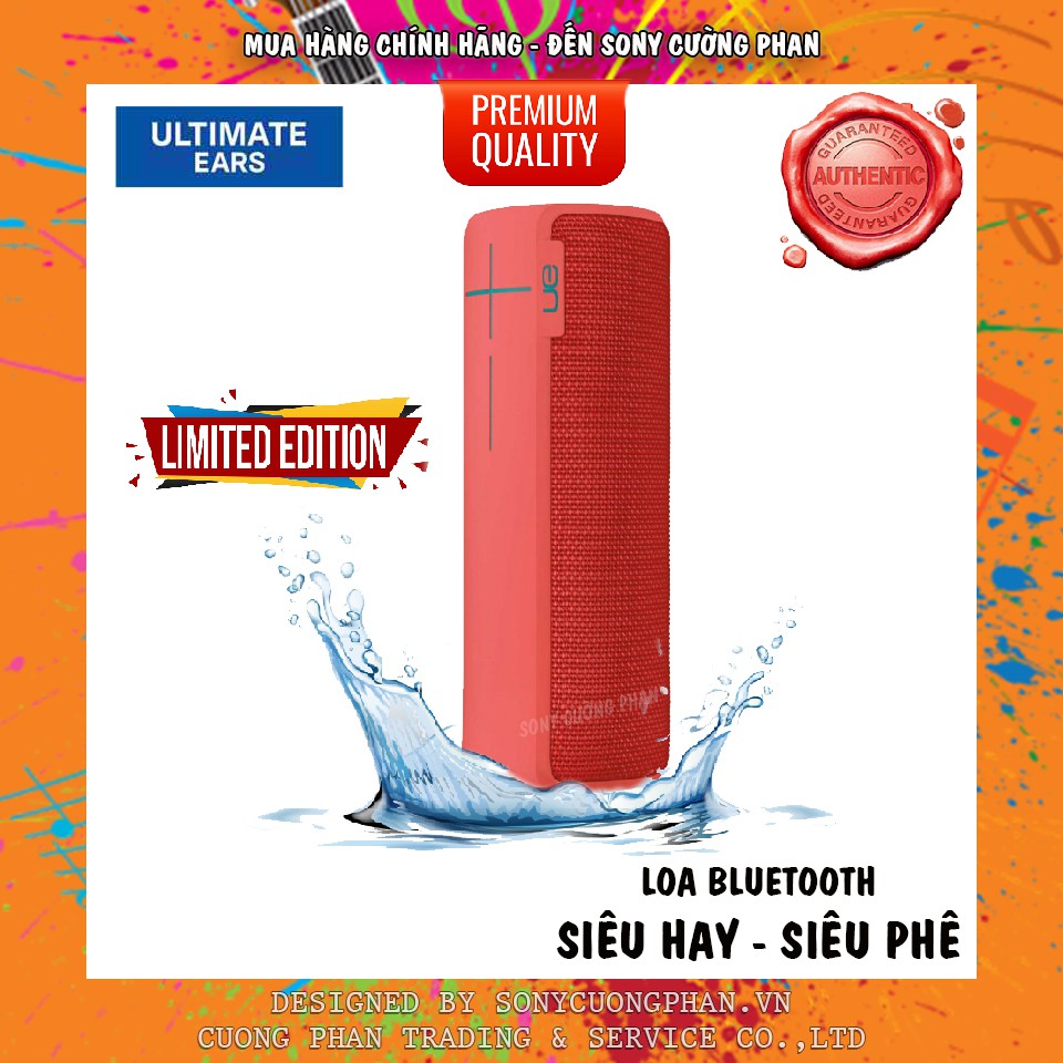 Loa Bluetooth Chính Hãng UE BOOM 2 ( Màu Đỏ ) - Đẳng cấp loa Châu Âu ...