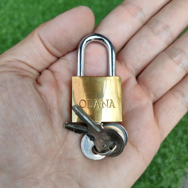 Mua Ổ khóa vali mini nhỏ gọn du lịch thau bóng Odana 25mm 2p5 khoá hộc ...