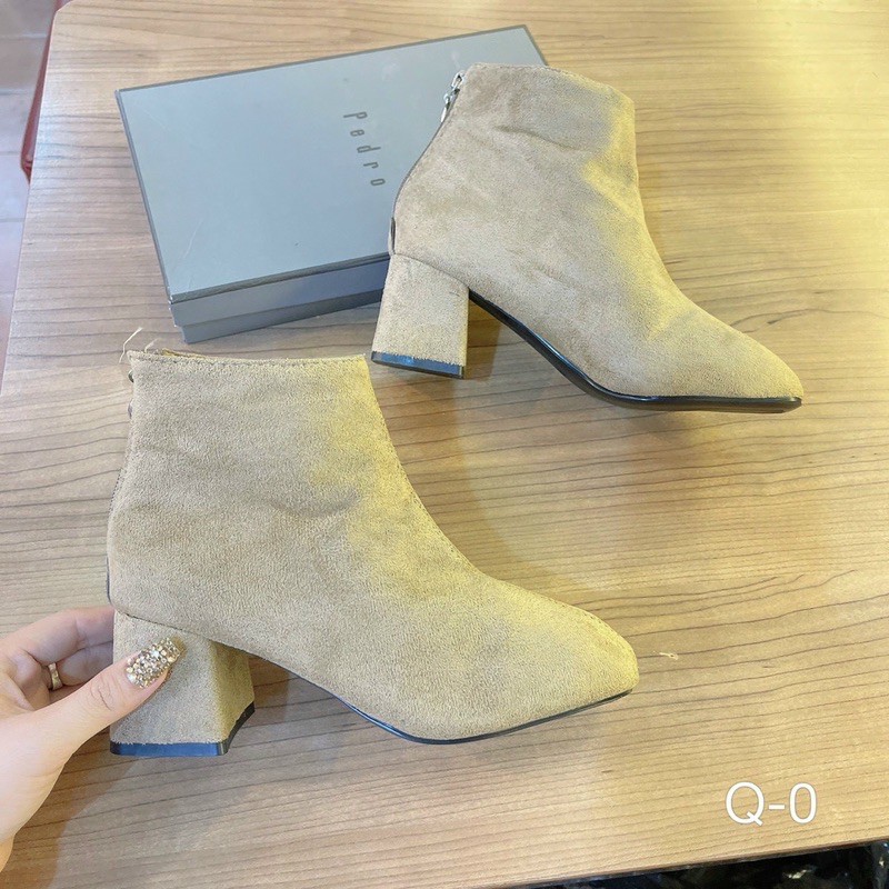 Boot da lộn, đế cao 5p | Shopee Việt Nam