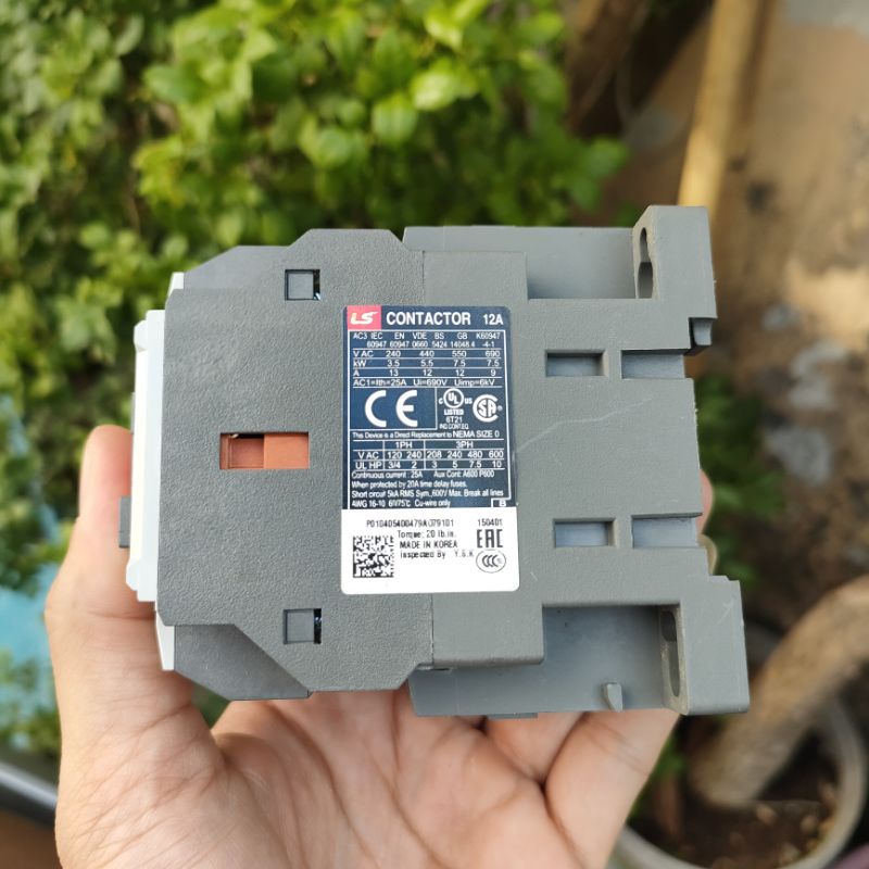Mua Khởi động từ Contactor LS MC-12b 12A 220V 3 pha cho motor máy nén ...