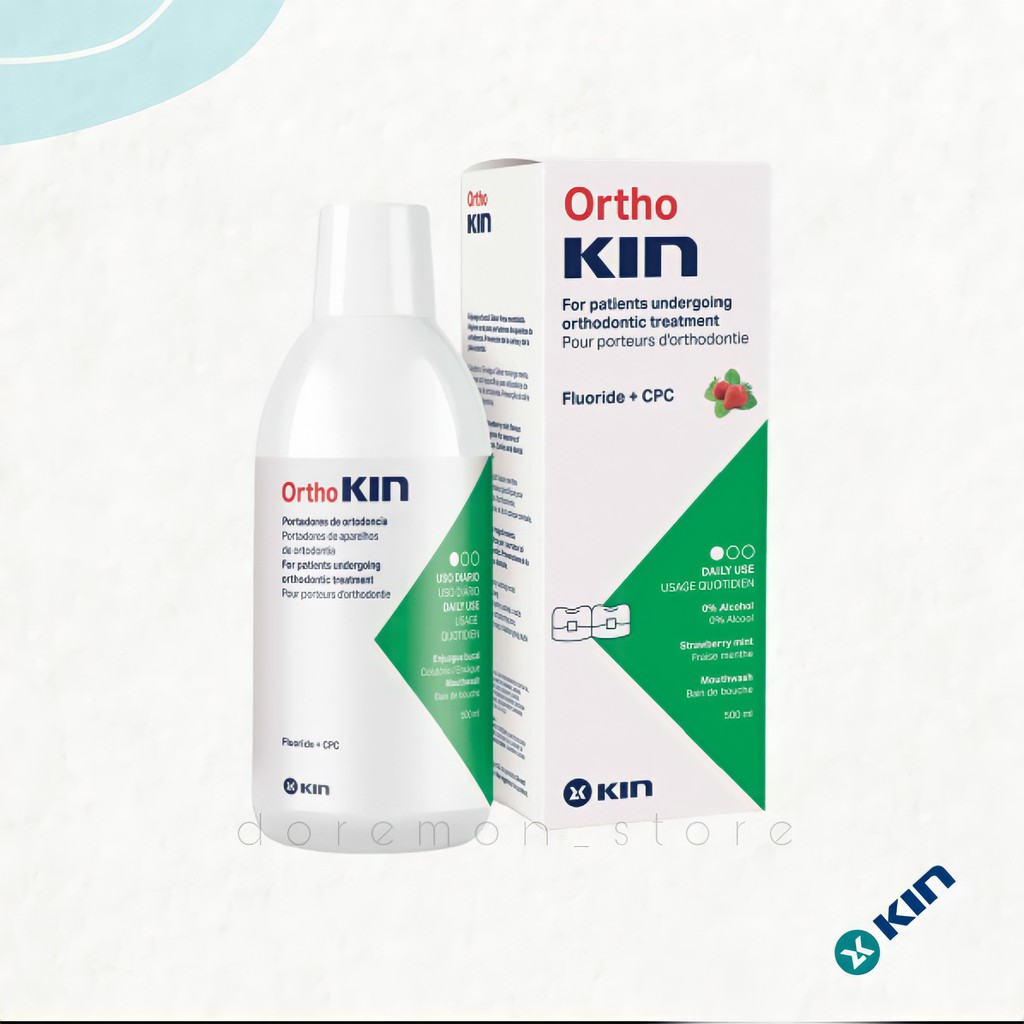 NƯỚC SÚC MIỆNG DÀNH CHO RĂNG NIỀNG ORTHO KIN 500ML | Shopee Việt Nam