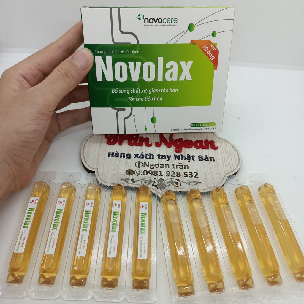 NOVOLAX HỘP 10 ỐNG BỔ SUNG CHẤT XƠ | Shopee Việt Nam