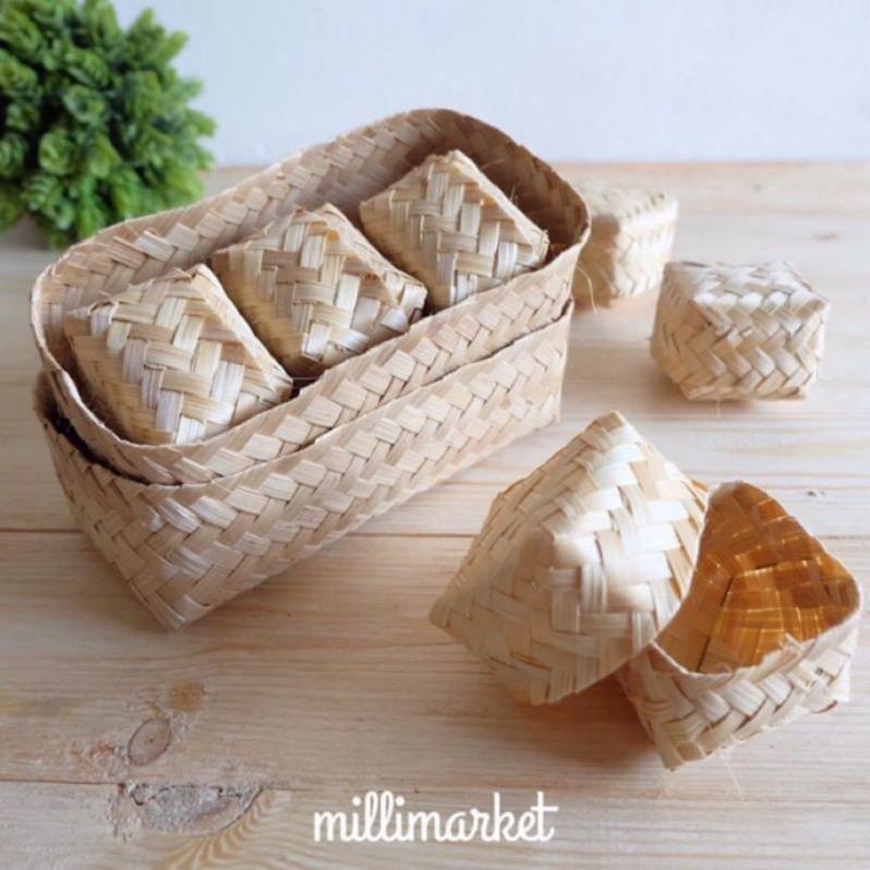 Mua Tre tự nhiên- Hộp quà mini bằng tre/ hộp tre mini/ làn tre mini/giỏ ...