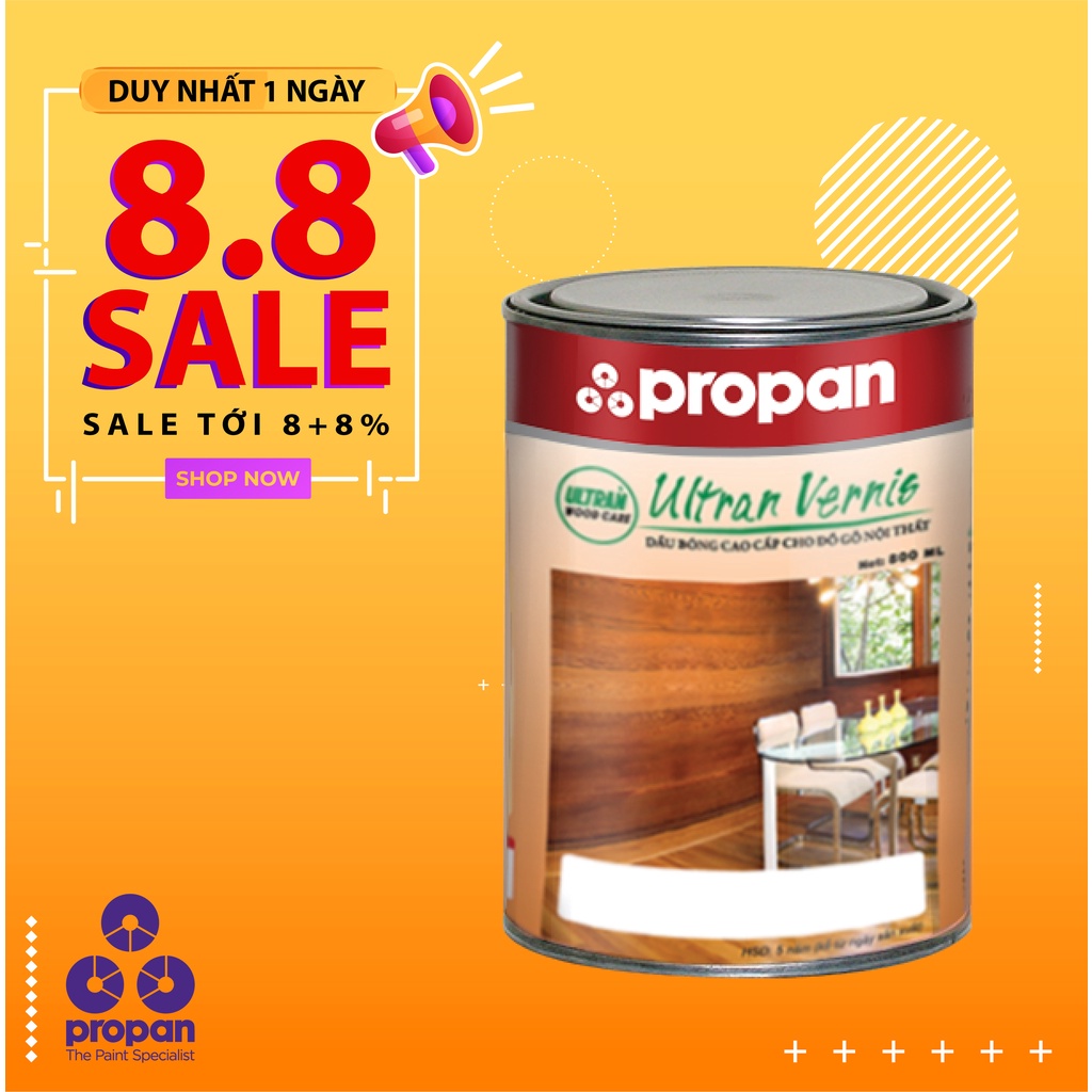 Dầu Bóng vecni - Propan - ULTRAN VERNIS - V-09 - Sơn Dầu Bóng Màu - 0.8 ...