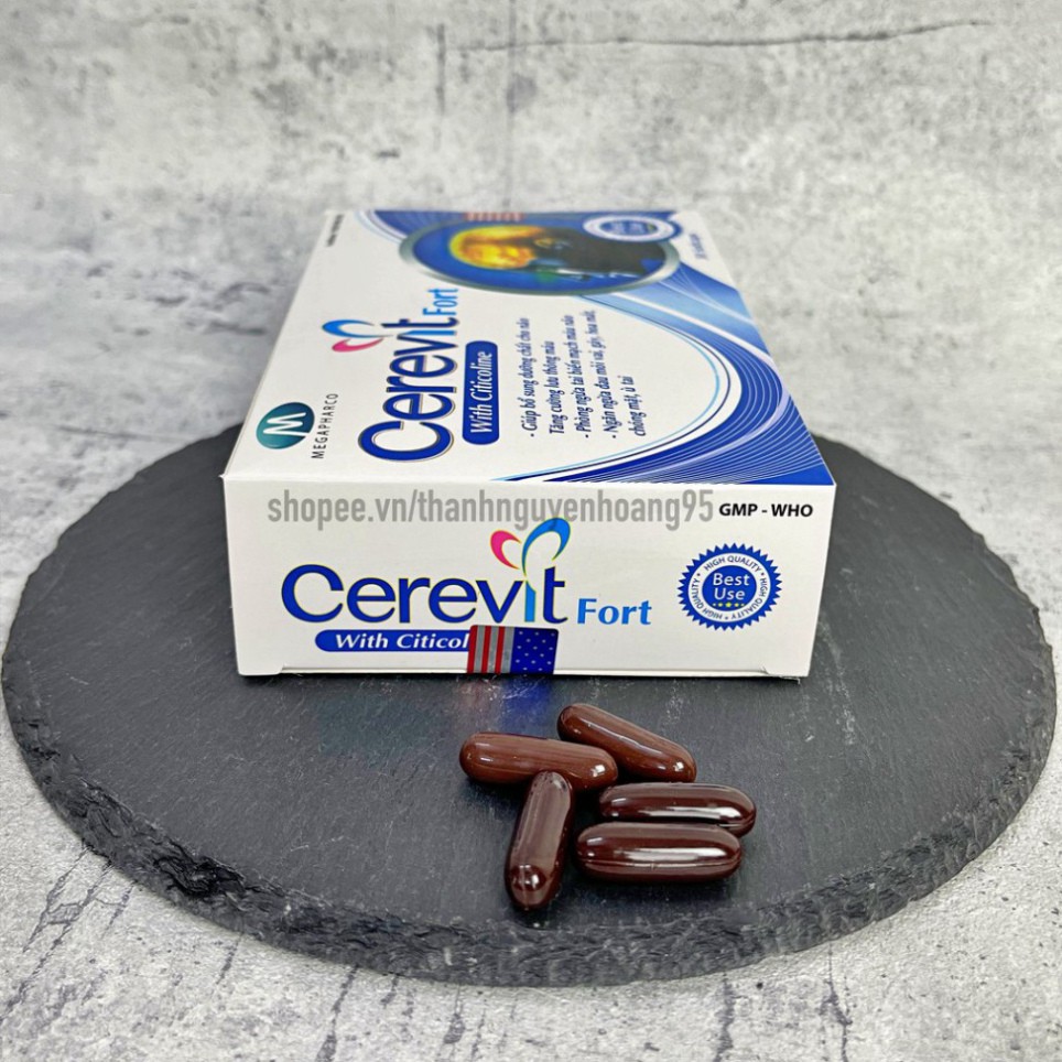 Thực phẩm chức năng tăng tuần hoàn não CEREVIT FORT [CHÍNH HÃNG] [HÀNG ...