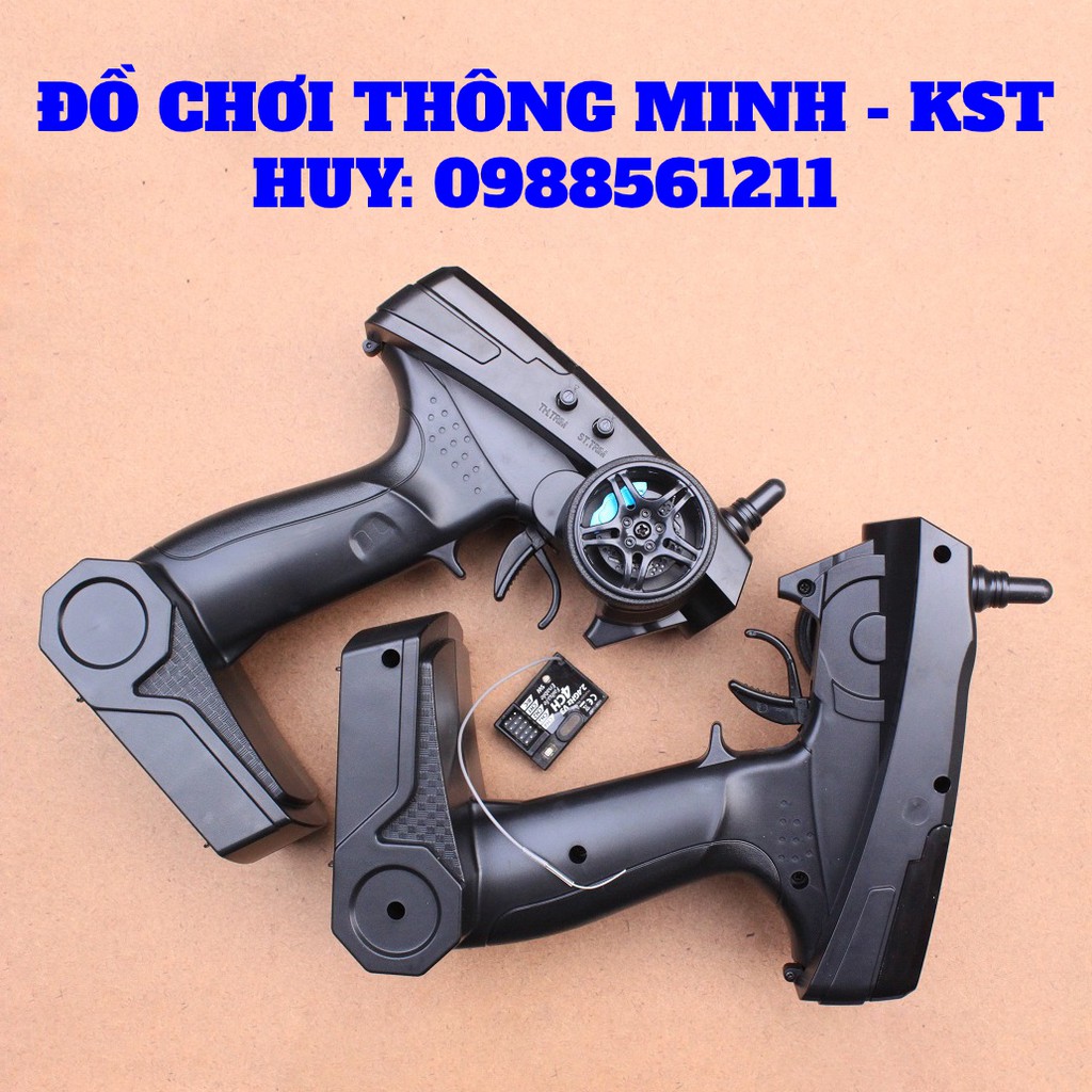 Bộ điều khiển chế tạo xe thuyền. TX và RX 2CH 2.4GHz gắn được Servo ...
