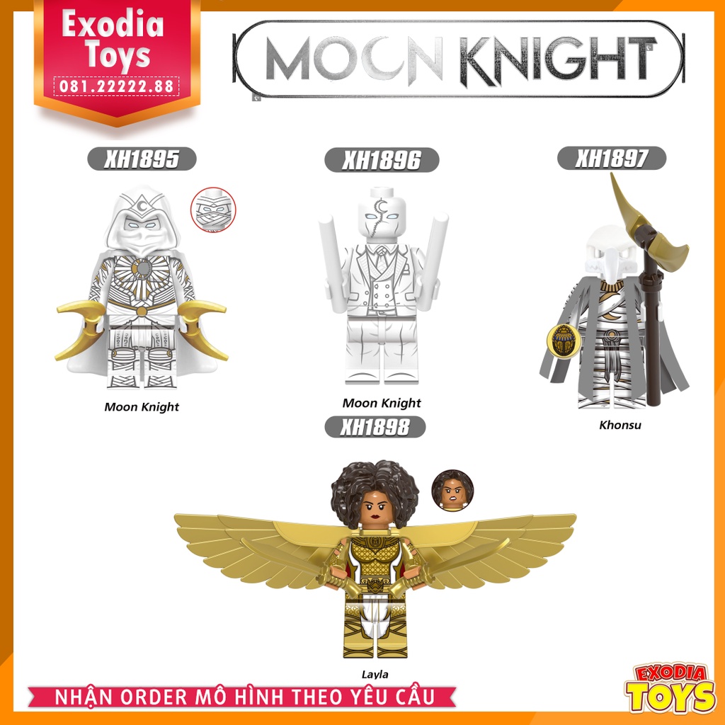 Mua Xếp hình Minifigure Marvel Siêu anh hùng Moon Knight Hiệp sĩ ánh ...