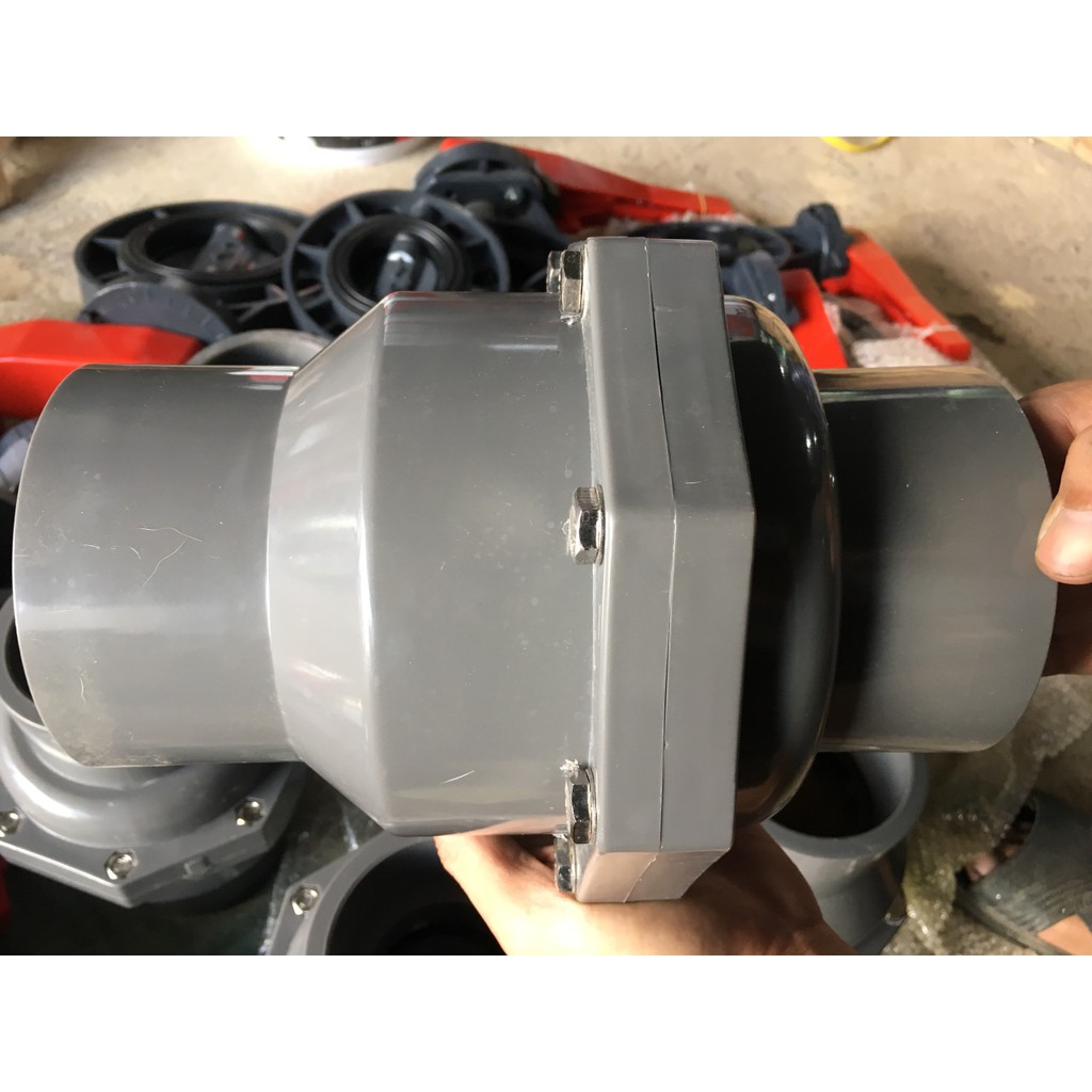 Van nhựa Một chiều phi 90 PVC lá lật | Shopee Việt Nam