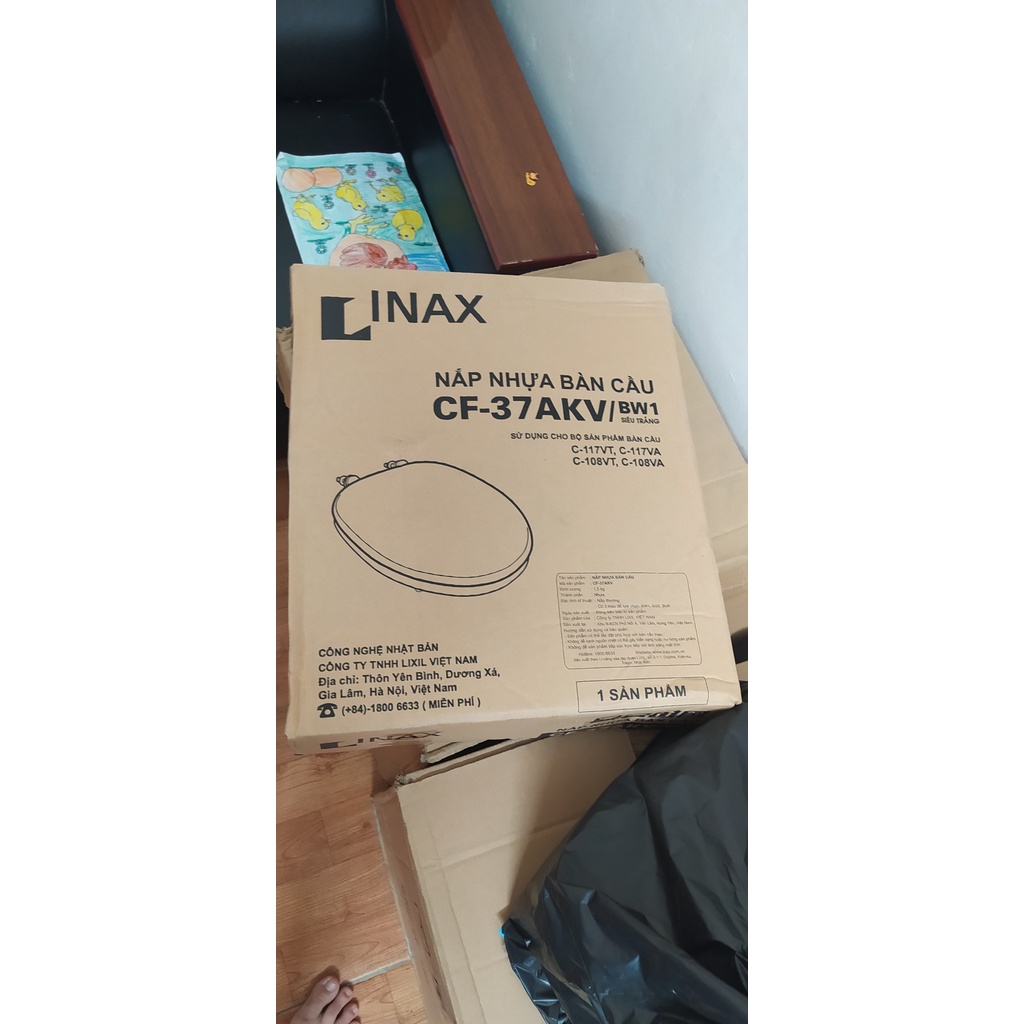 Mua Nắp Bồn Cầu Inax CF37 ♥️Chính Hãng♥️ Thay thế cho bồn cầu C117 ...