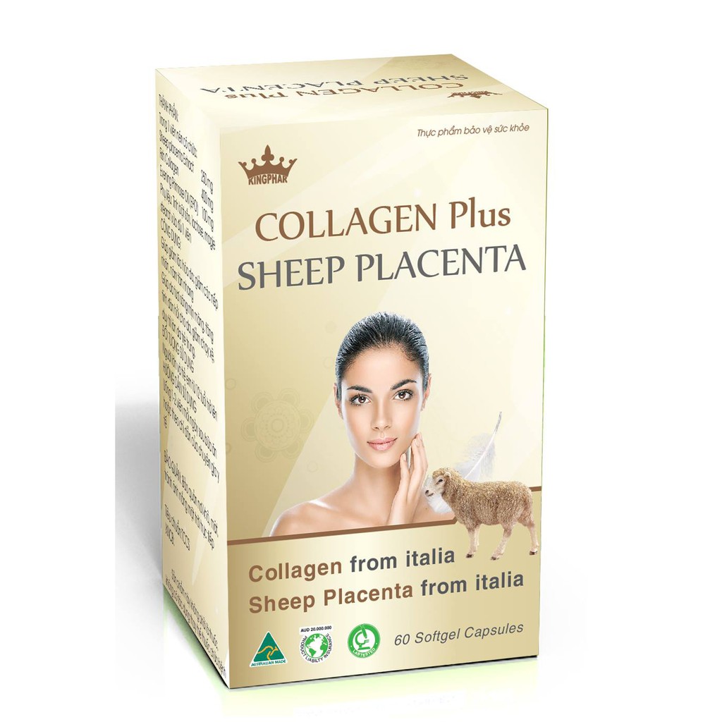 Collagen plus sheep placenta kingphar | Shopee Việt Nam