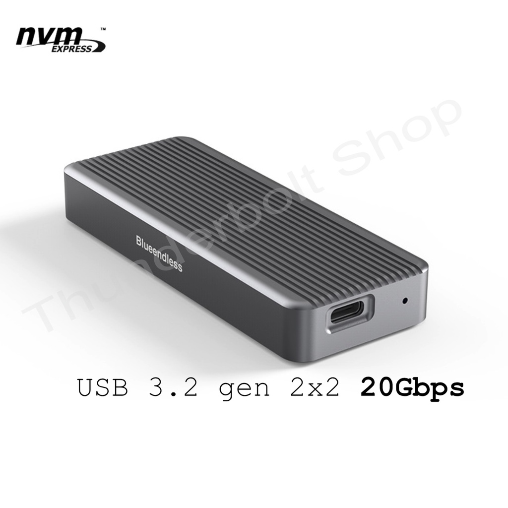 Box ổ cứng SSD NVMe M.2 chuẩn USB 3.2 gen 2x2 20Gbps tốc độ cao ...