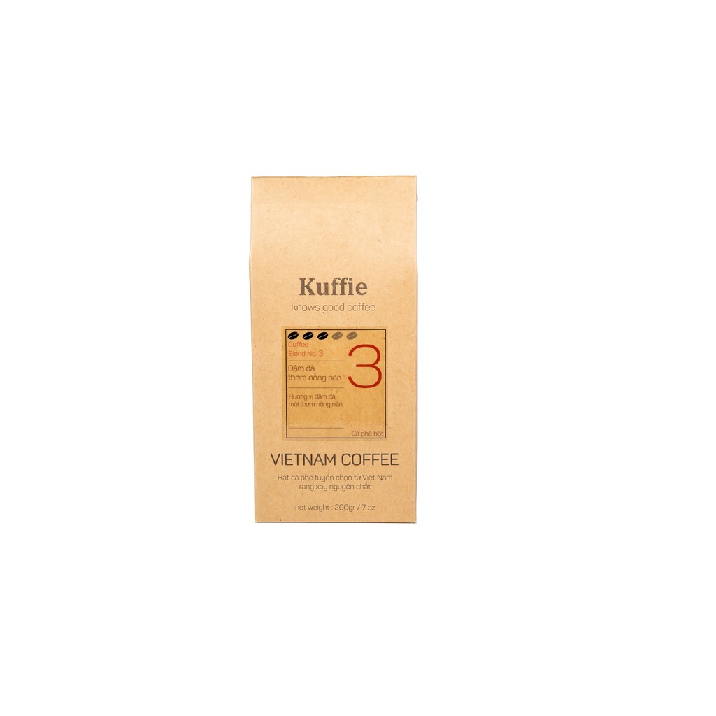Cà phê rang mộc Kuffie coffee (200g) | Shopee Việt Nam