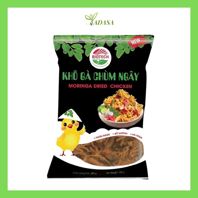 Khô Gà Chùm Ngây Túi 200g Biotech Foods Việt Nam Tadasa | Shopee Việt Nam