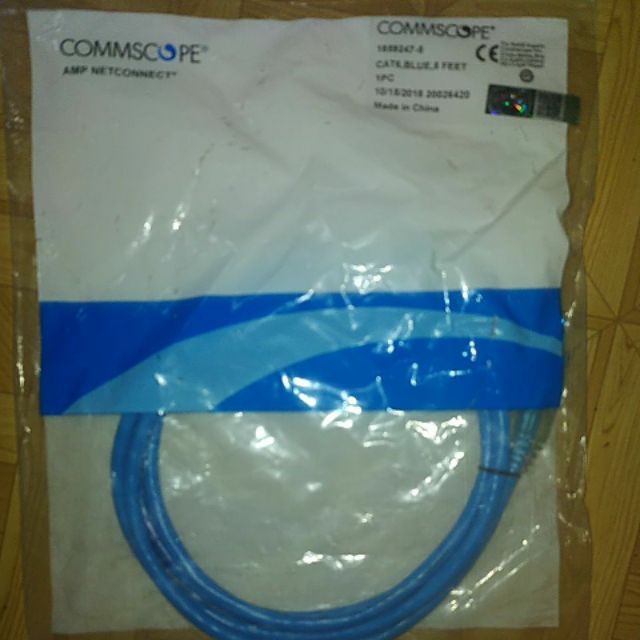 Cáp mạng LAN COMMSCOPE Cat 6 1.5 M ,3M bấm sắn 2 đầu tốc độ cao kết nối ...