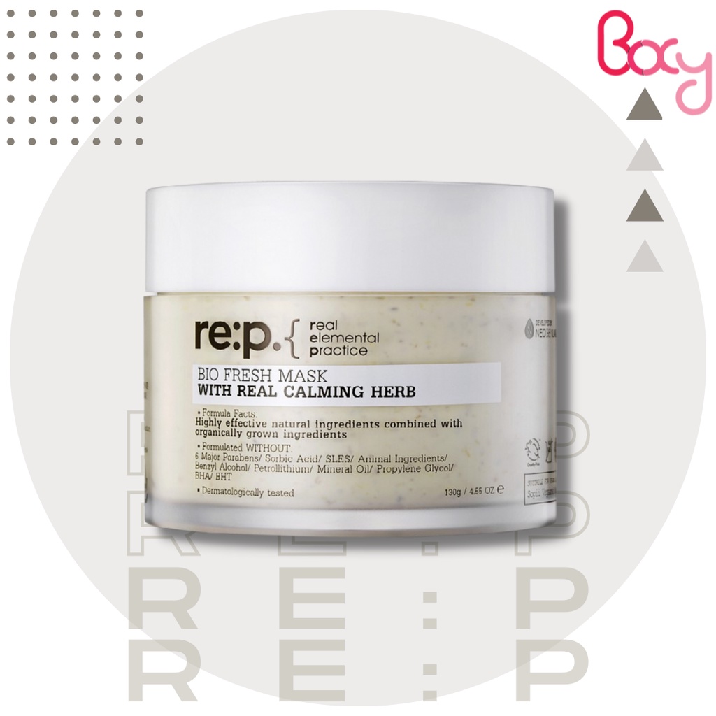 Mặt Nạ Đất Sét RE:P Bio Fresh Mask With Real Calming Herbs 130g ...