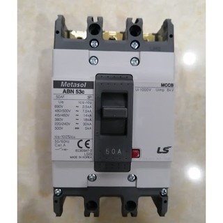 Cầu dao tự động 3 pha 50A Metasol / CB 3 pha 50A Metasol / Aptomat 3 ...
