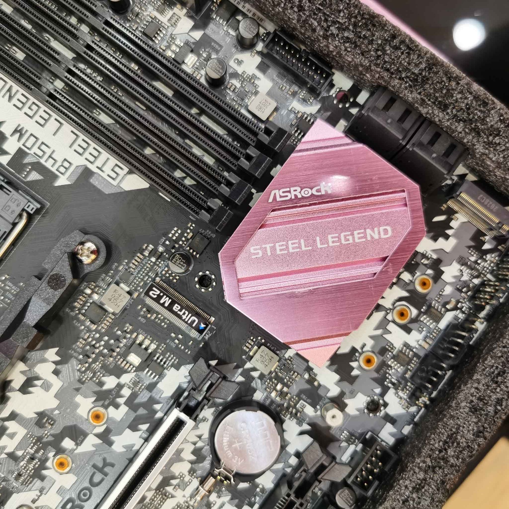 Mainboard ASROCK B450M STEEL LEGEND (Pink Edition) (AMD B450, Socket ...