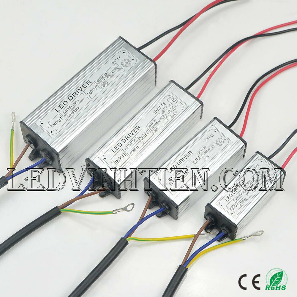 Mua Tăng phô đèn pha - Led Driver 10W, 20W, 30W, 50W, 70W, 10W, IP65 ...