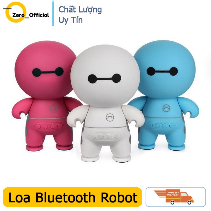Loa bluetooth robot mini A9 big hero speake, loa mini hình robot đáng ...
