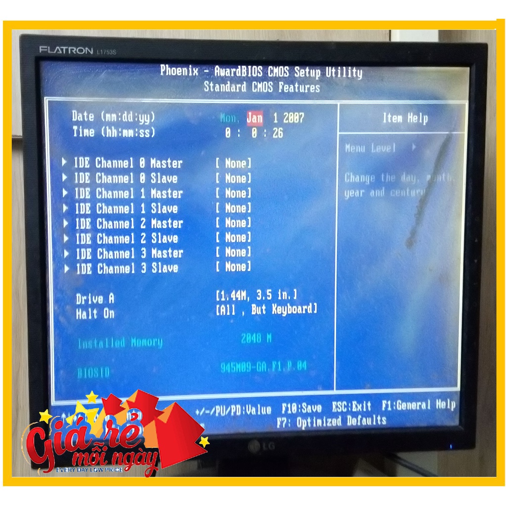 Mua Combo Main 945 Foxconn + Chip E4400 +RAM 2GB socket 775 + Quạt ...