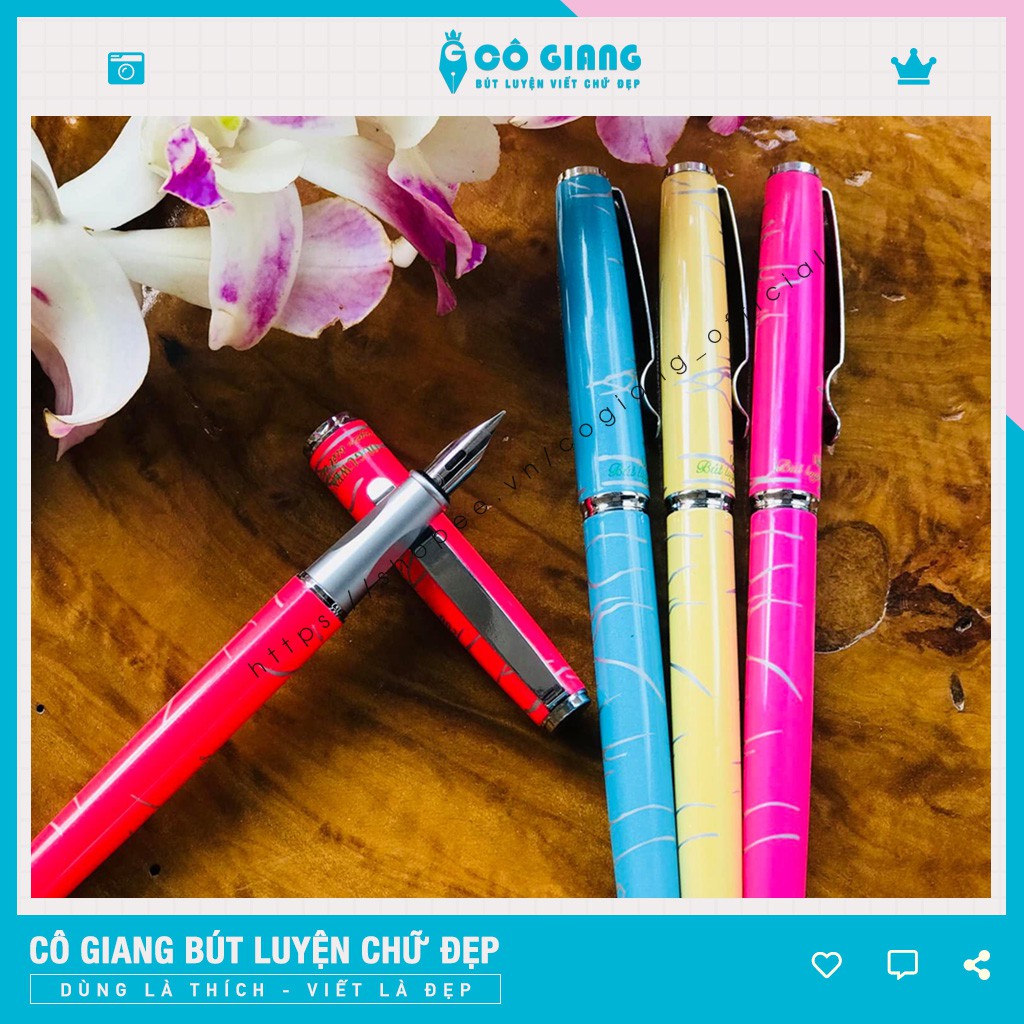 Bút luyện viết Calligraphy Bút viết nét thanh đậm ngòi lá tre to cho ...