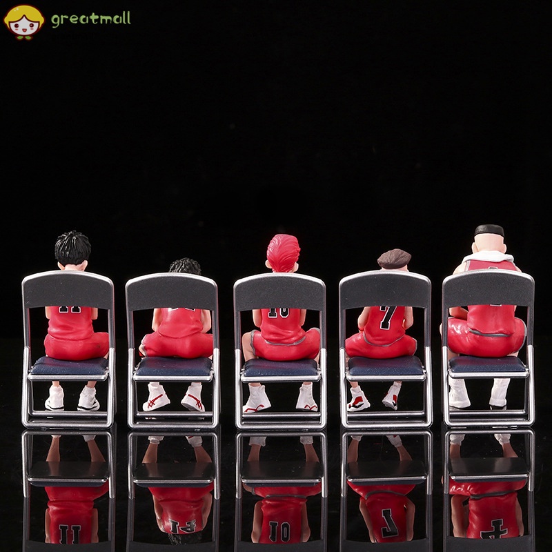 Mua 5pcs/set Slam Dunk Sitting Chair Styles Toy Figure Toys Cartoon ...