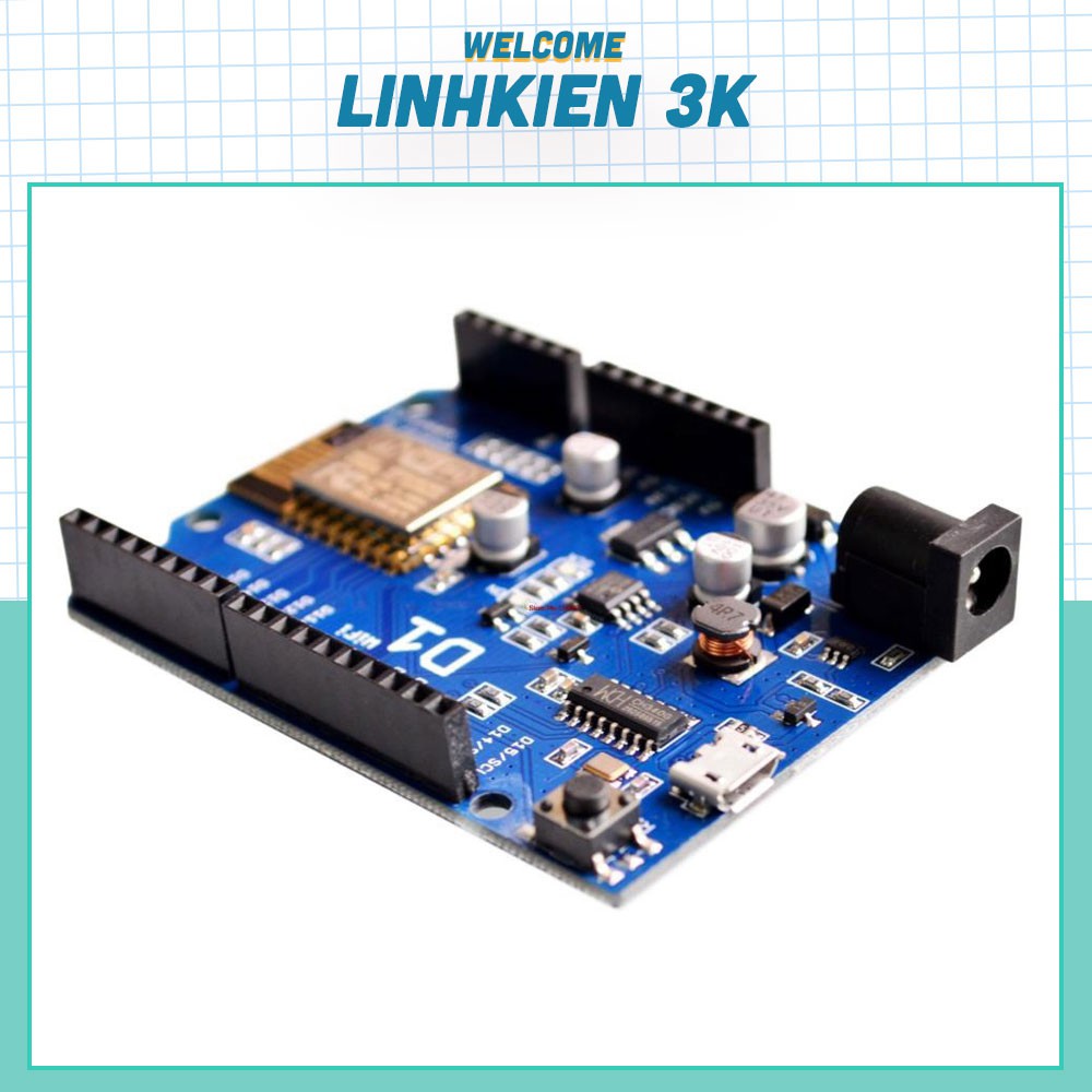 Arduino shield WIFI ESP8266 , KÍT Phát Triển ESP8266 | HolCim - Kênh ...