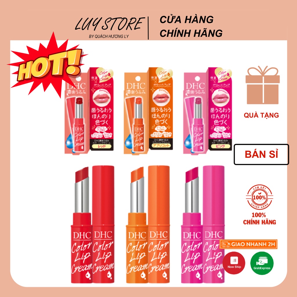 Mua Son Dưỡng Môi Mềm Mịn Có Màu DHC Color Lip Cream 1.5g của Nhật Bản giá rẻ nhất | TecKi.Vn