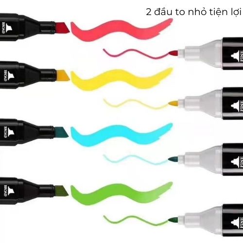 Mua Bút màu marker Touch Cool 48 màu bút lông 2 đầu chuyên nghiệp họa ...