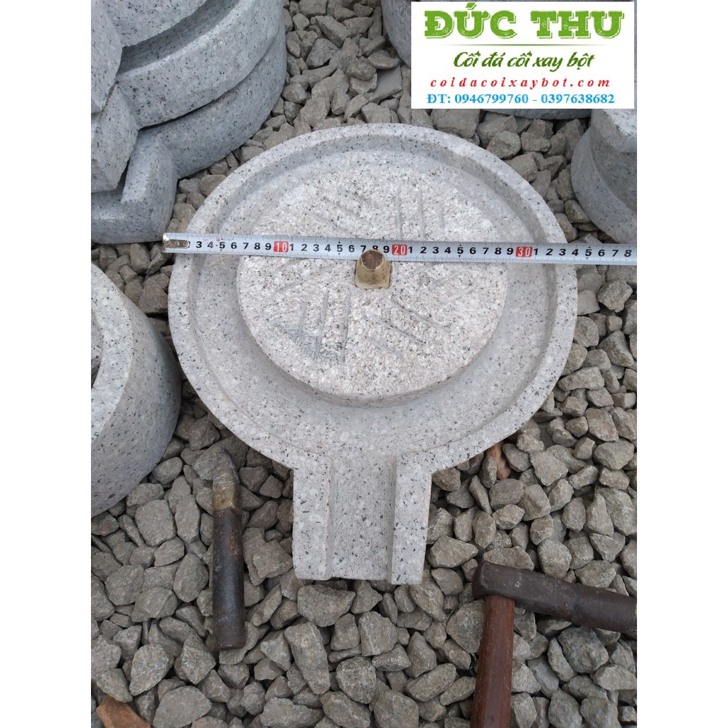 Mua Cối đá xay bột gạo nước, gạo khô, đậu nành, bột trà, bột mè...đường ...