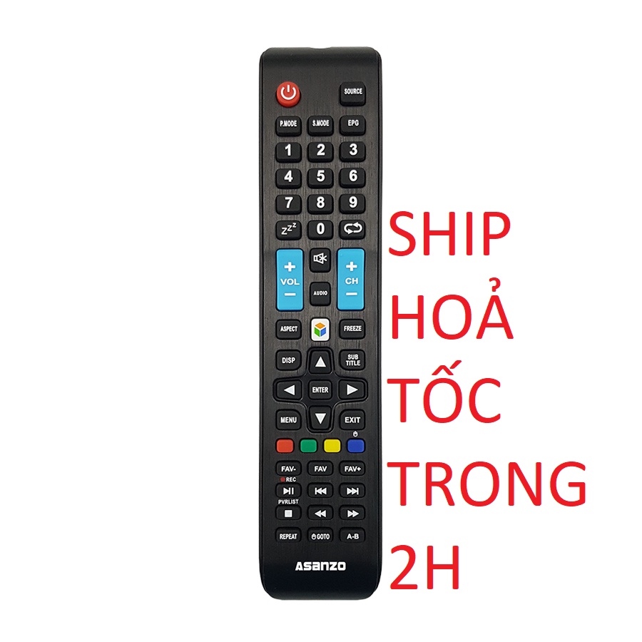 Remote Điều khiển tivi ASANZO Smart . Tặng kèm pin 3A MX*** | Shopee ...