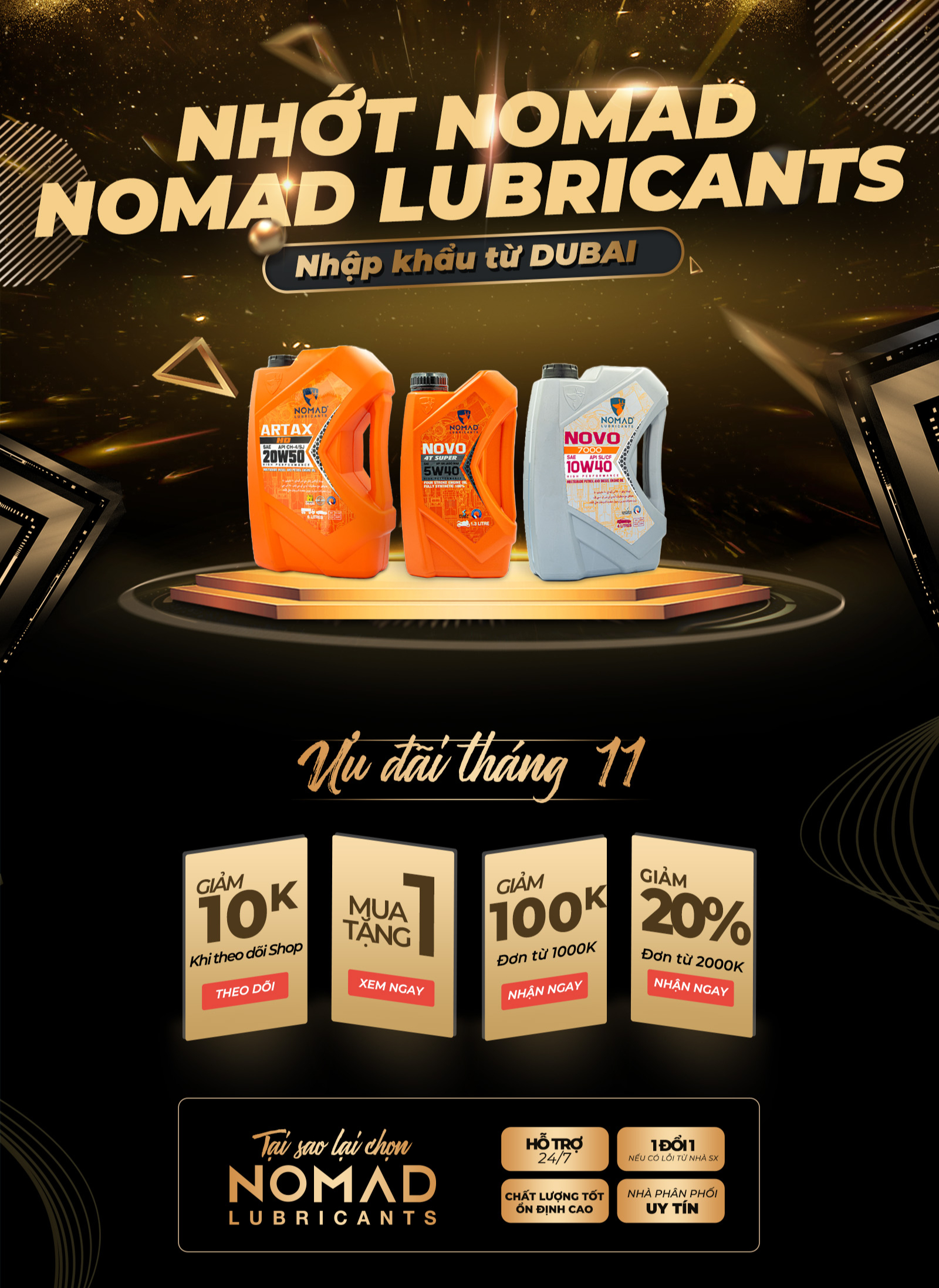 Nomad Lubricants, Cửa hàng trực tuyến | Shopee Việt Nam