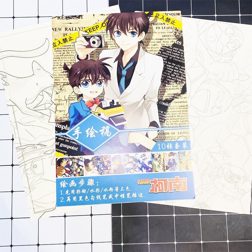 Mua Tranh tô màu anime chibi in hình Miền đất hứa Boku no hero academia ...