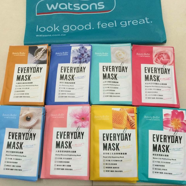 Beauty buffet by watsons Everyday mask (to do list) – simplythings