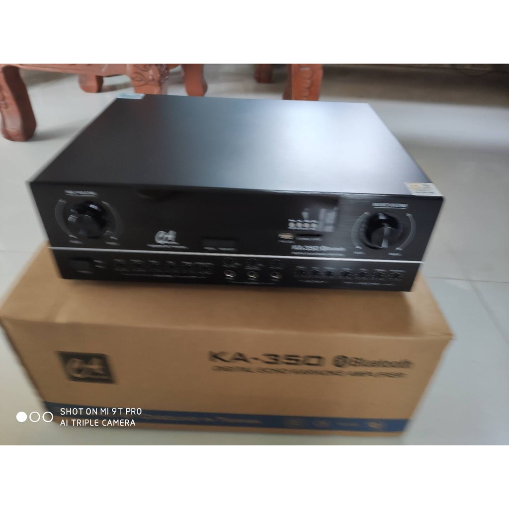 Âm ly Amply CA sound KA 350, Đài Loan, vang cơ liền công suất ...