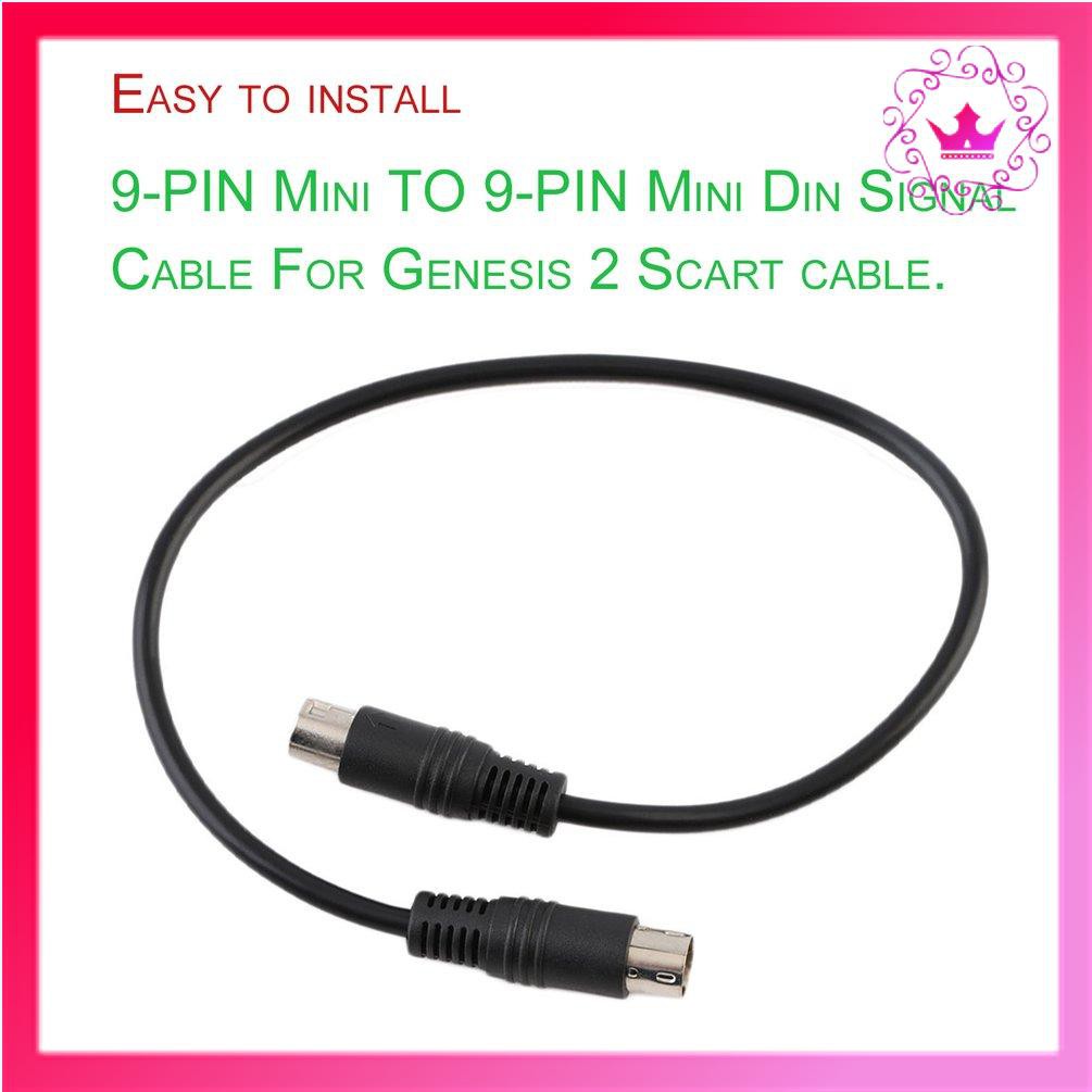 Mua ⚛Black 9-PIN Mini TO 9-PIN Mini Din Signal Cable For Genesis 2 ...